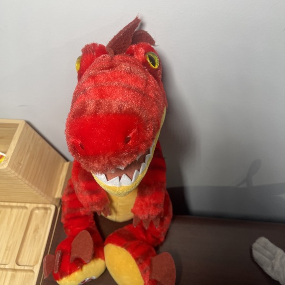 Build-A-Bear | Toys | Build A Bear Red Dinosaur T Rex Velociraptor ...